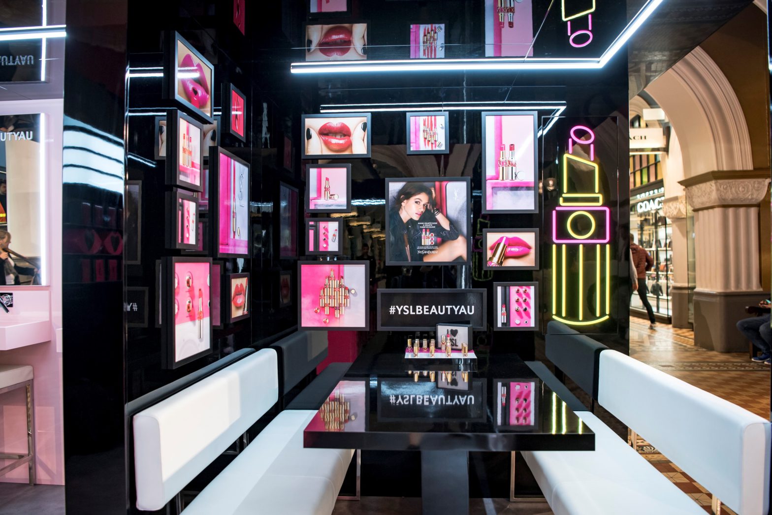 YSL pops up as a station-style store in QVB, Sydney - Retail Beauty